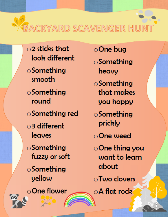 Nature Scavenger Hunt